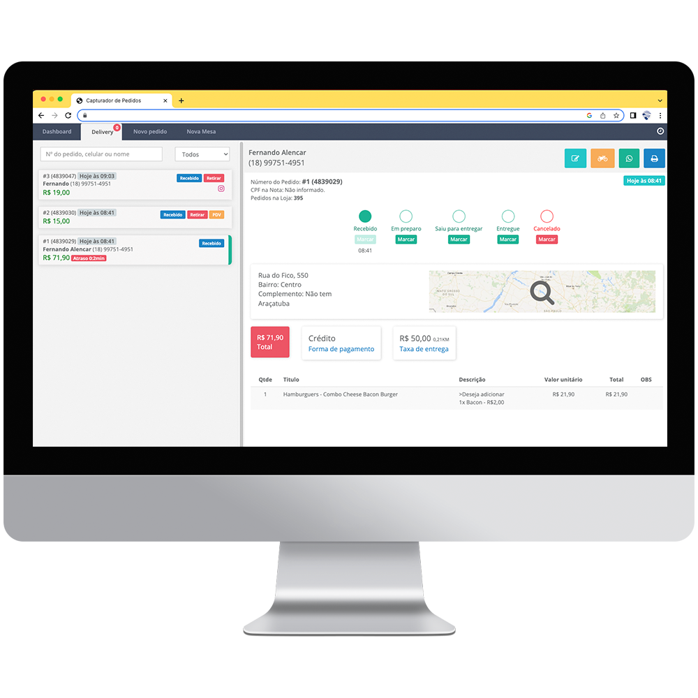 Tenha sua própria plataforma de delivery - Del Match Delivery